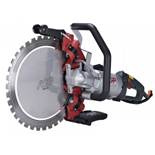 Ferăstrău cu inel electric de mână pentru beton AGP R16 ⭐ FenozaShop