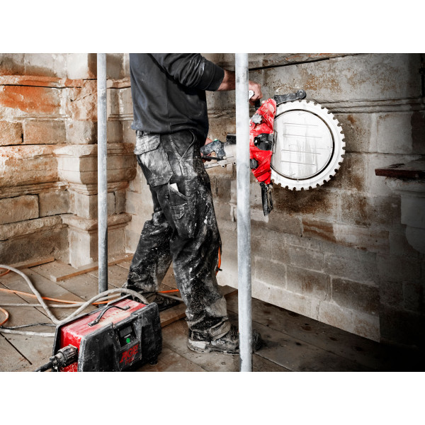 Ferăstrău cu inel electric de mână pentru beton AGP R16 ⭐ FenozaShop