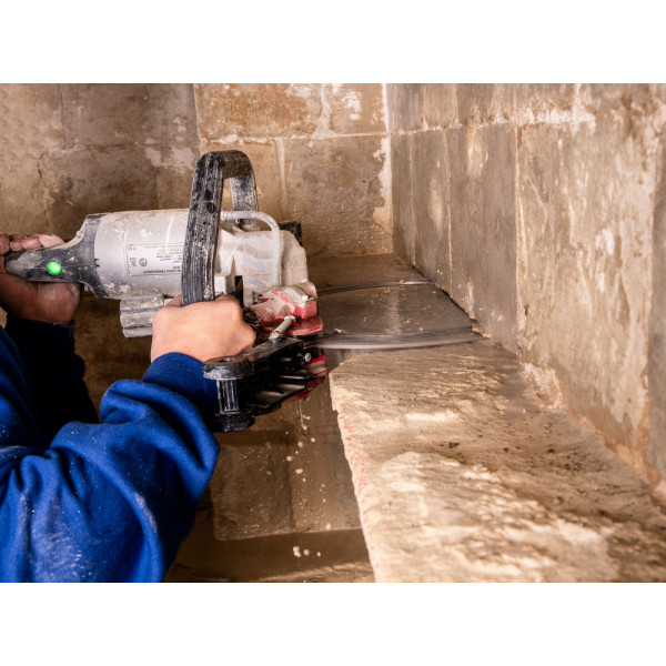 Ferăstrău cu inel electric de mână pentru beton AGP R16 ⭐ FenozaShop